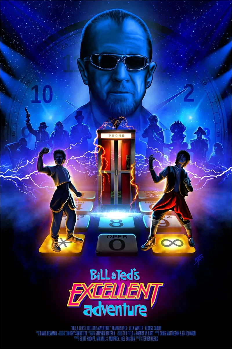 Bill And Ted Excellent Adventure Movie Poster
