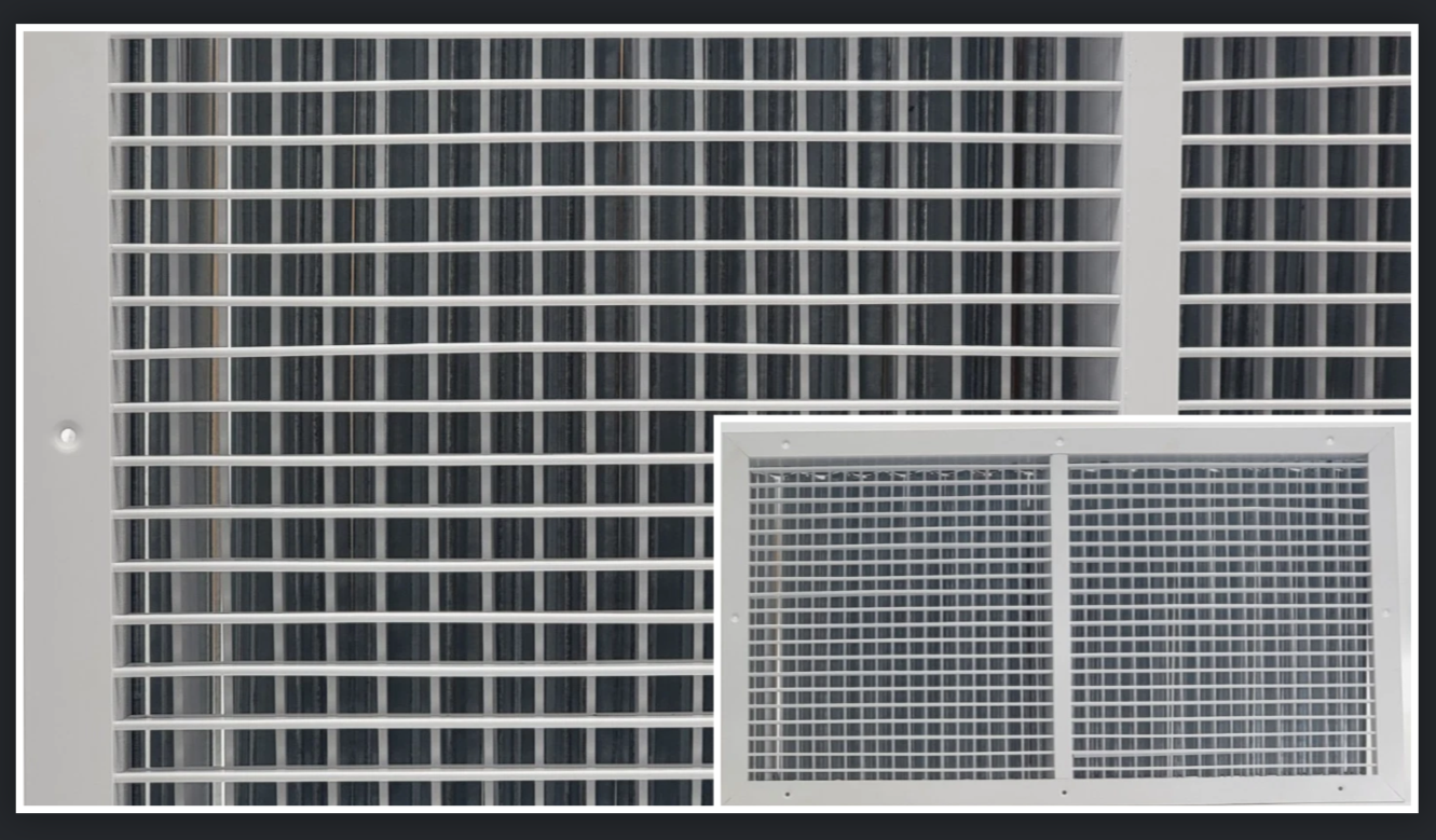 NEW Titus 300FL Double Deflection Supply Grille w/ Damper 300 Series ...