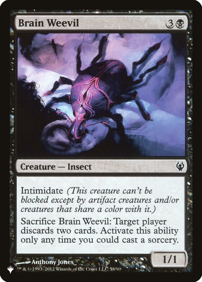 MTG Magic the Gathering Brain Weevil (1188/3034) The List LP | eBay