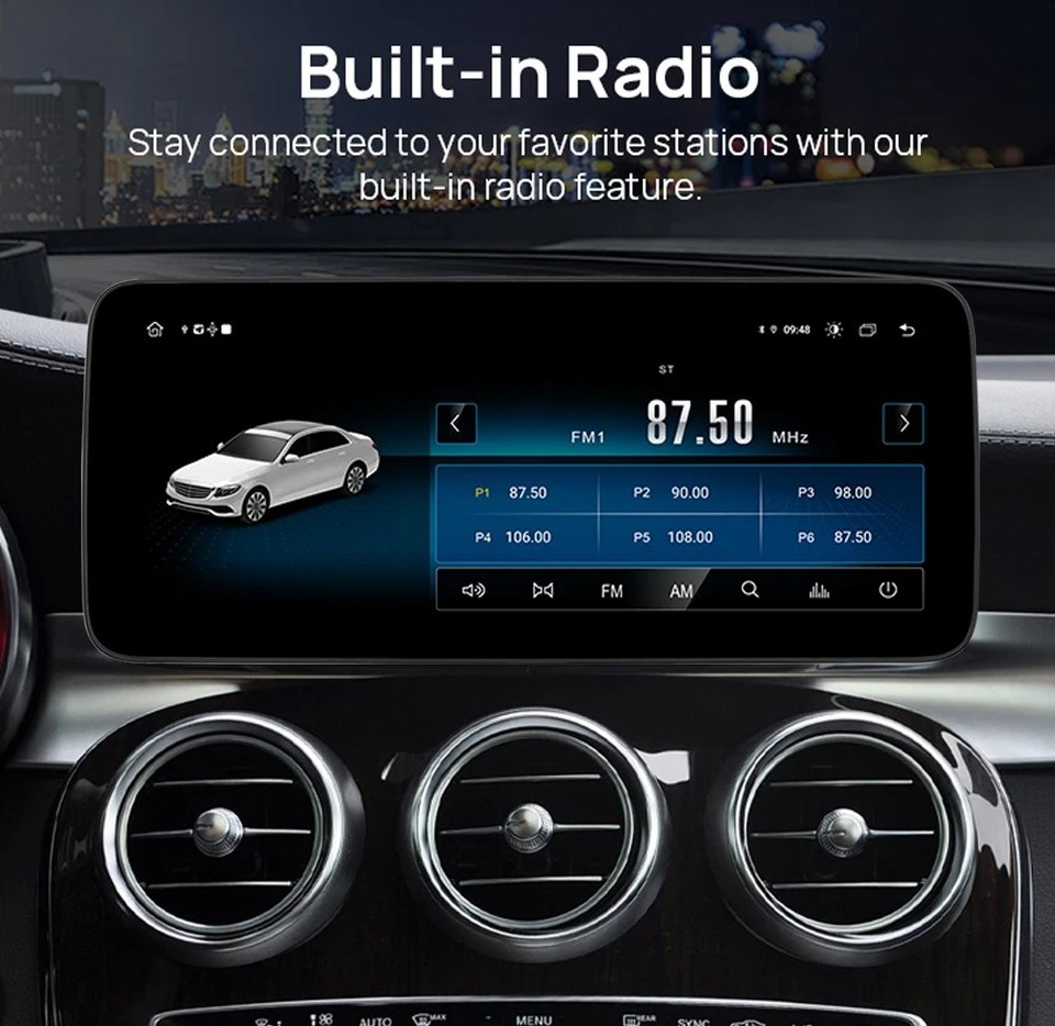 For Mercedes Benz W176 X156 NTG4.5 12.3'' Wireless Carplay 8+128GB ...