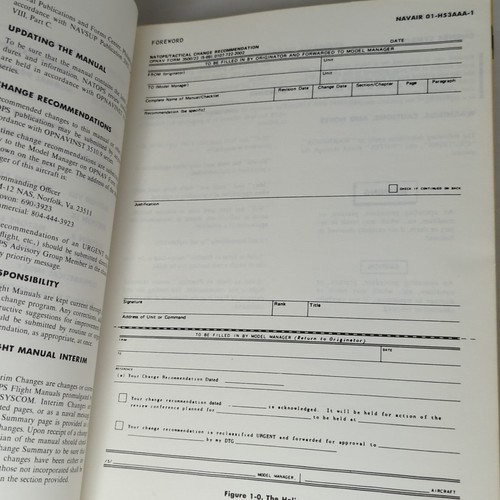 NATOPS Flight Manual RH-53D Navy Model Helicopter August 1975 NAVAIR | eBay
