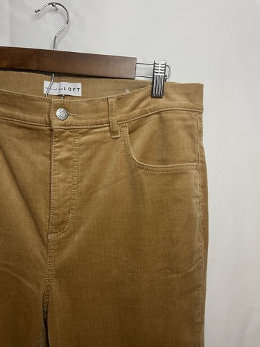 Women's LOFT Tan Khaki Corduroy "Modern Skinny" Pants | Size 10/30 Y042 ...