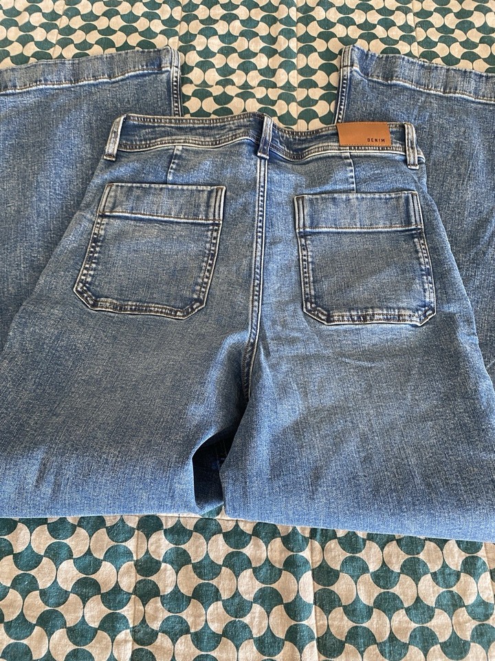 BNWT Target Mila Wide Leg Jean Blue | eBay Australia