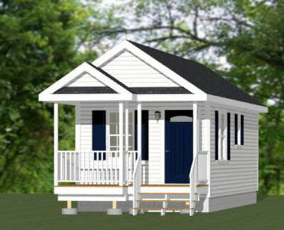 12x30 Tiny House -- 358 sq ft -- PDF Floor Plan -- Model 1A | eBay