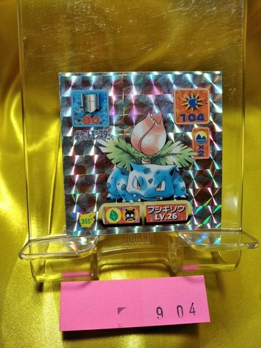 AMADA Japanese Pokemon Card Seal Decal Sticker 1997 Ivysaur Nintendo ...