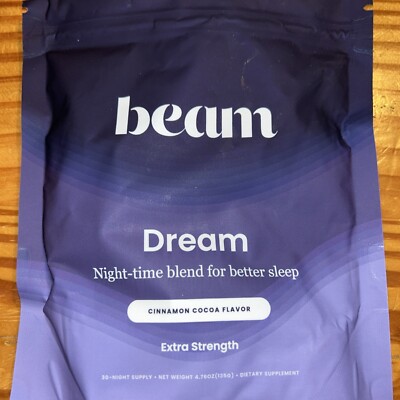 BEAM DREAM - Night Time Blend For Better Sleep - Cinnamon Cocoa Flavor ...