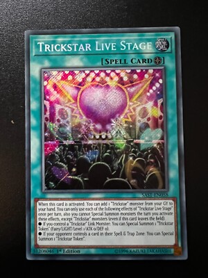 Trickstar Live Stage SAST-EN058 Secret Rare 1st Edition Near Mint ...