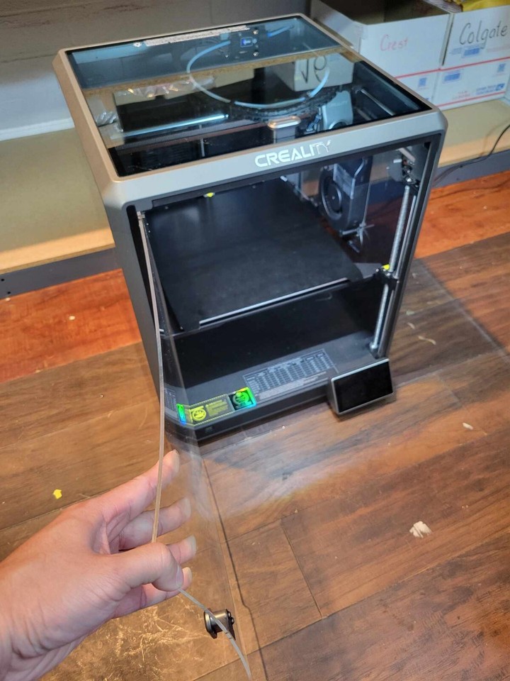 Creality K1 Max Acrylic Front Door Replacement - Durable & Unbreakable ...