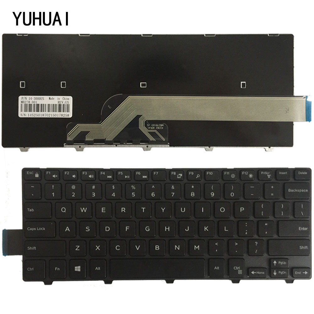 For Dell Inspiron 14-5000 series 5447 5442 5443 5445 Laptop Keyboard ...