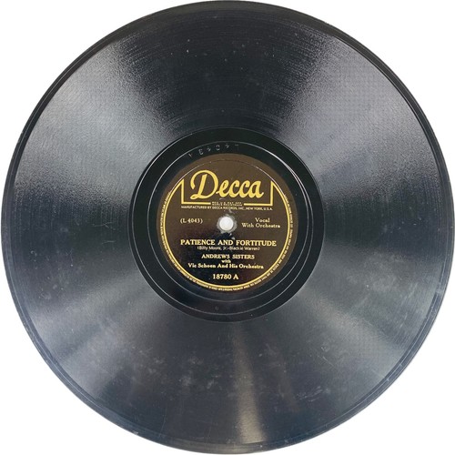 Andrew Sisters - Patience And Fortitude /Red River Valley - 18780 Decca ...