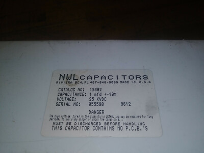 NWL Capacitors #12382 | eBay
