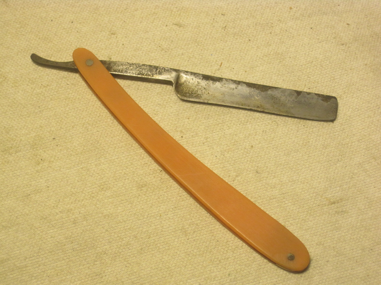 vintage straight razor Wald Germany ERN w/ Solingen Respect box | eBay