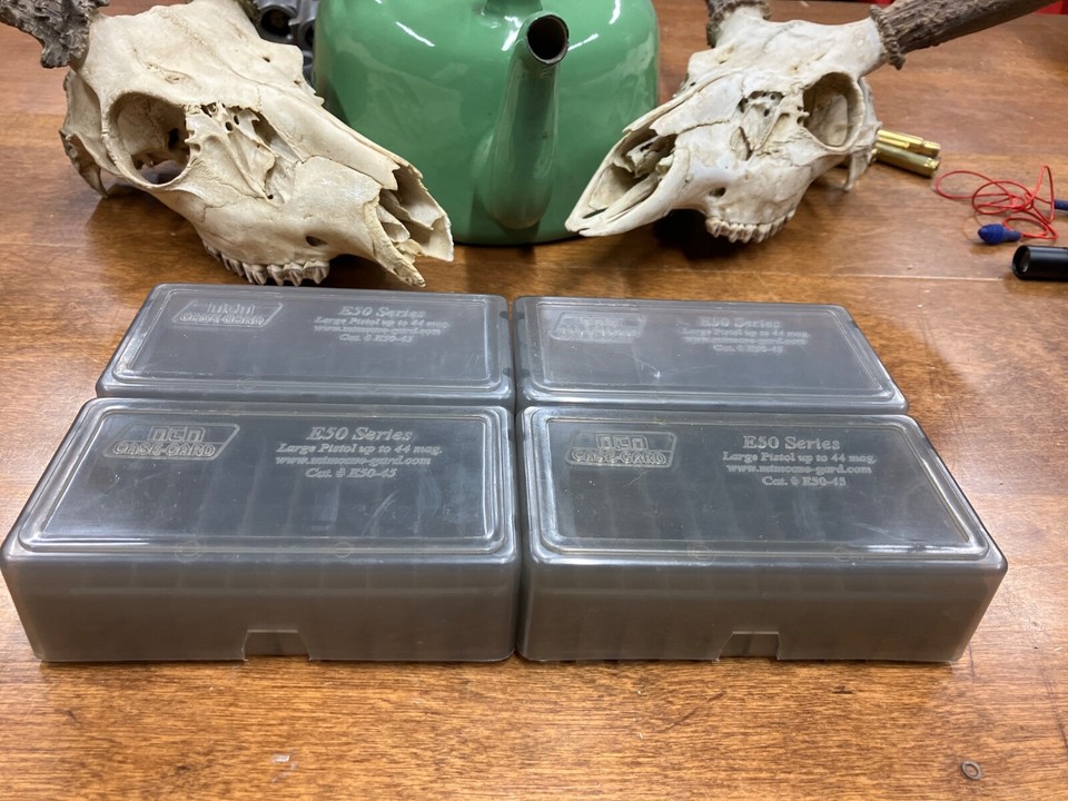 Plastic MTM e50 series 45 cal. ammo storage boxes | eBay