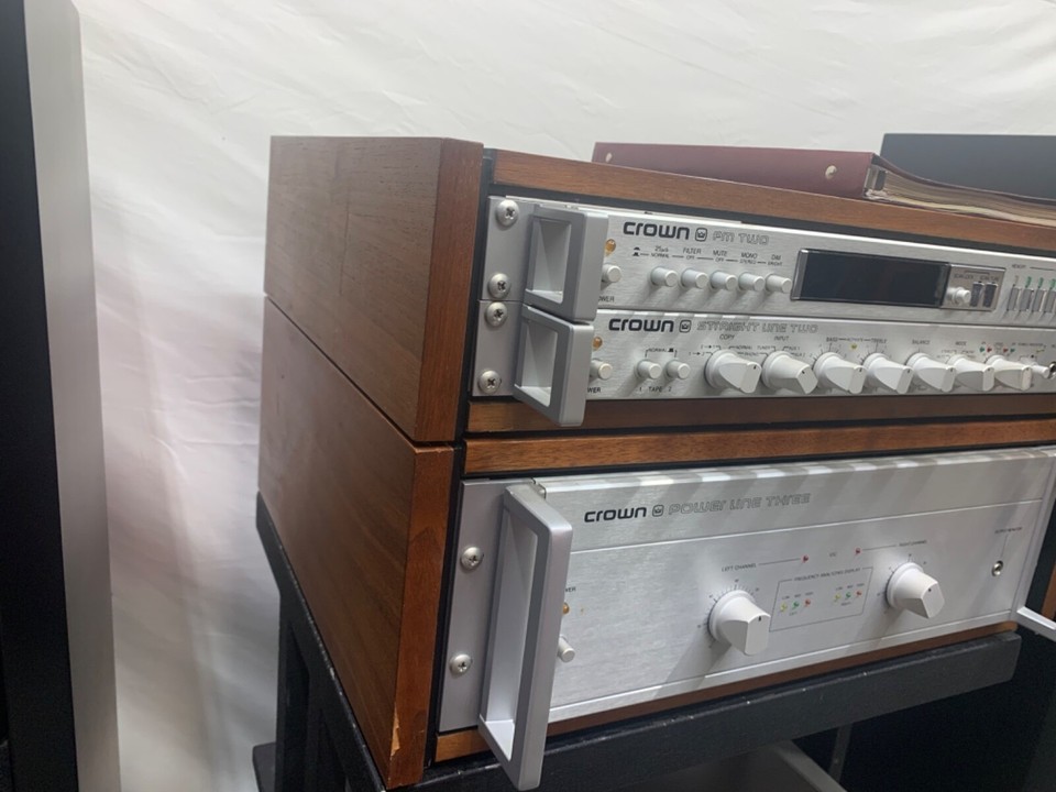 ⭐️ Crown Power Line 3 Amp, Straight Line 2 Preamp, FM 2 Tuner | eBay