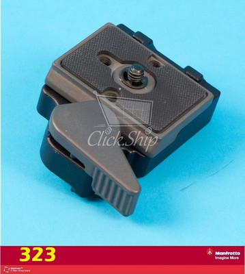 Manfrotto 323 RC2 System Quick Release Adapter with 200PL-14 Plate ...