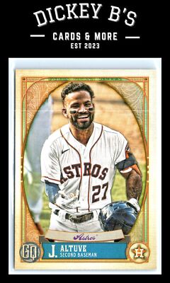 2021 Topps Gypsy Queen Team Script Font Swap #20 Jose Altuve Houston ...