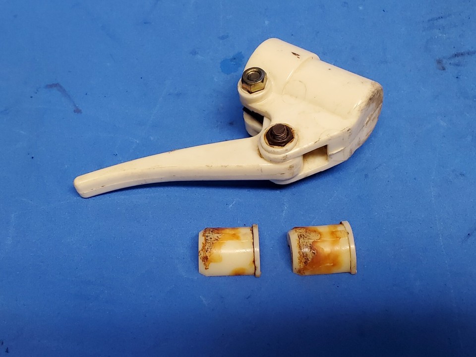 Mantis Tiller 7222E 7222M 7222 White Throttle Pull Trigger Assembly w ...