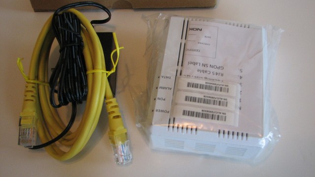 Alcatel-lucent G-010g-a Fiber Optic Ethernet Ont Optical Network for ...