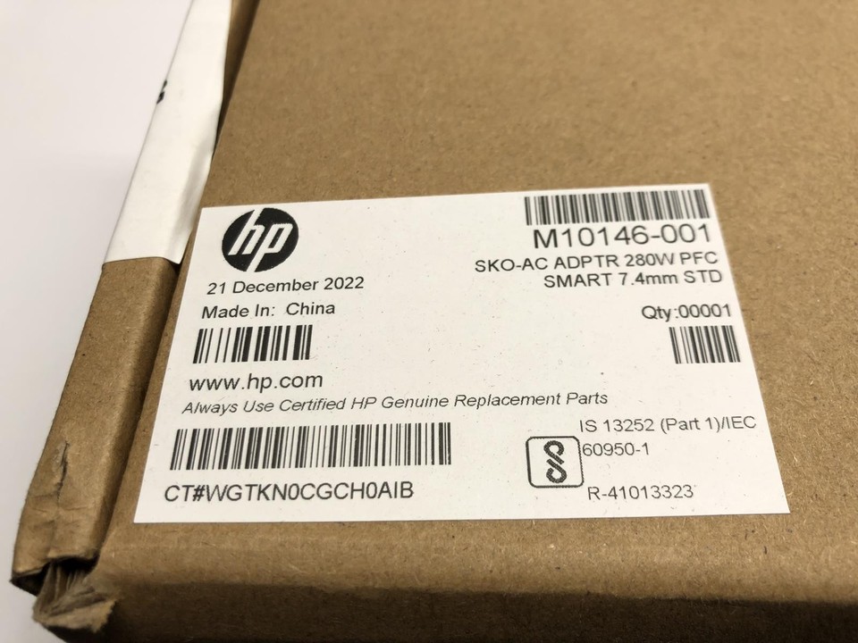Genuine HP 280W 19.5V 14.36A 7.4mm AC Power Adapter / TPC-CA61 - NEW | eBay