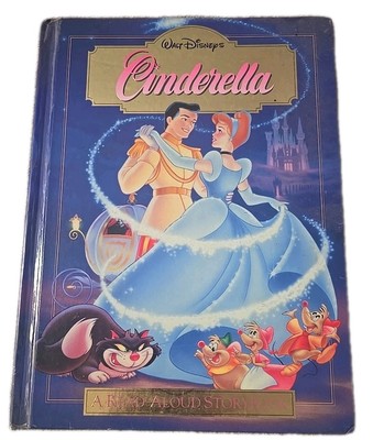 Vintage Walt Disney Cinderella Read-Aloud Storybook Hardcover 1999 Book ...