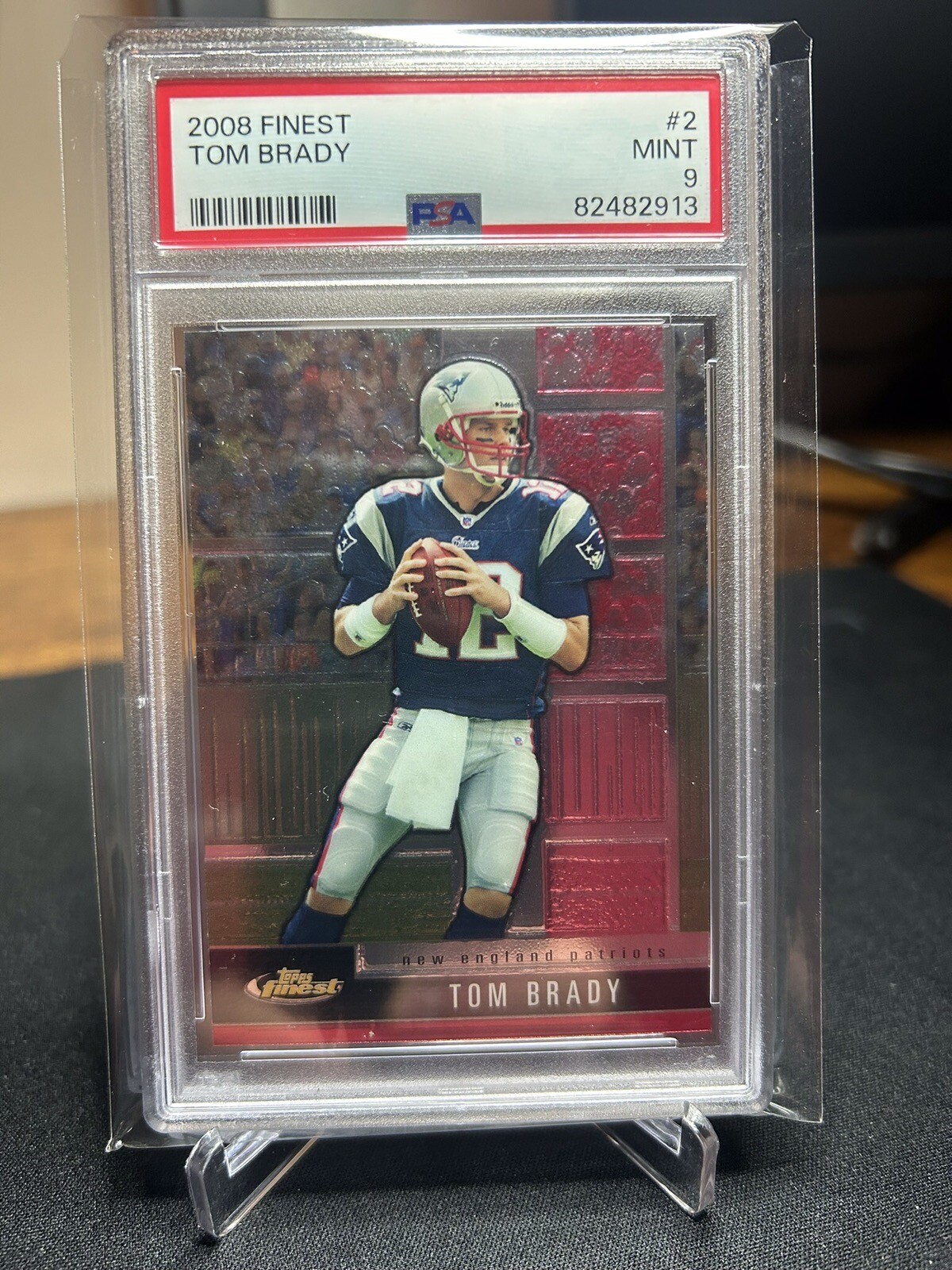 2008 Finest Tom Brady #2 PSA 9 | eBay