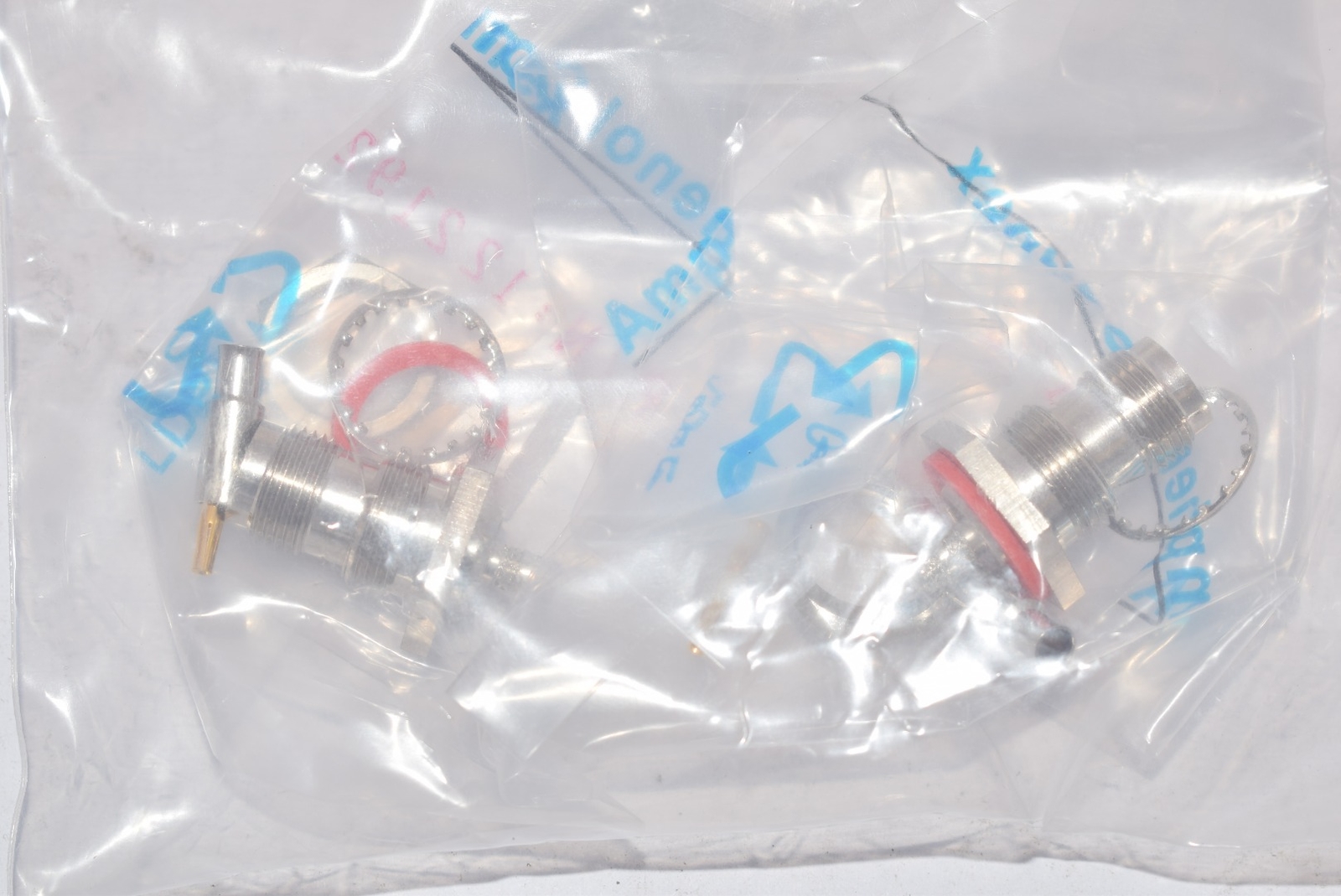 Lot of 2 NEW Amphenol 122192 RF Connectors / Coaxial Connectors TNC ...