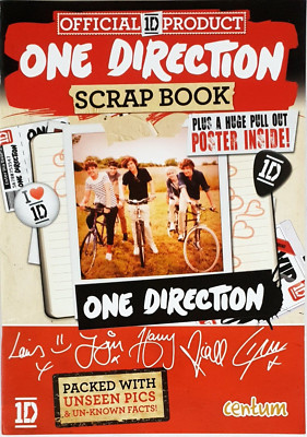 Official One Direction Scrapbook 1D Harry Styles, Louis, Liam Payne ...