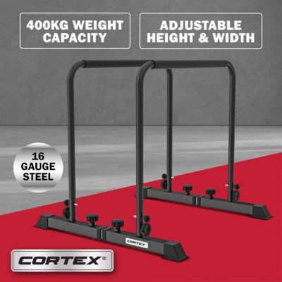 CORTEX Commercial Quality Parallel Bars with Height Width Adjustments ...