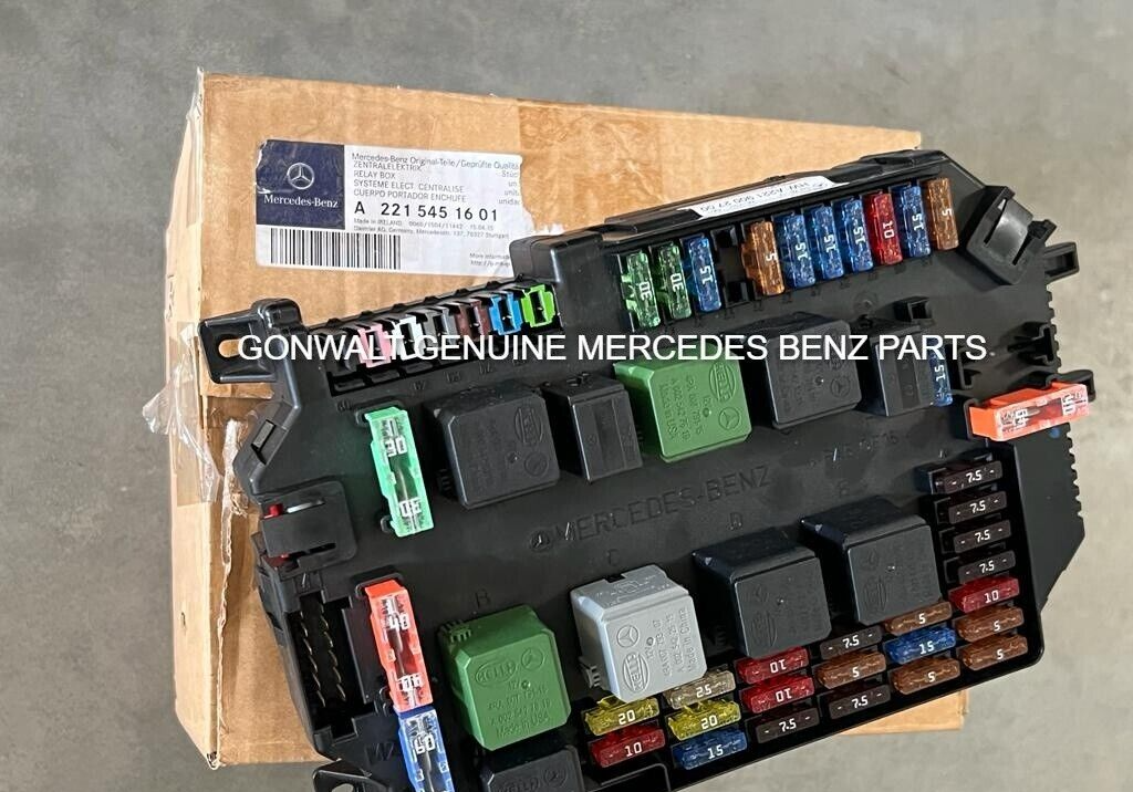 Mercedes-Benz 2215451601 Genuine OEM Relay & Fuse Plt for sale online ...