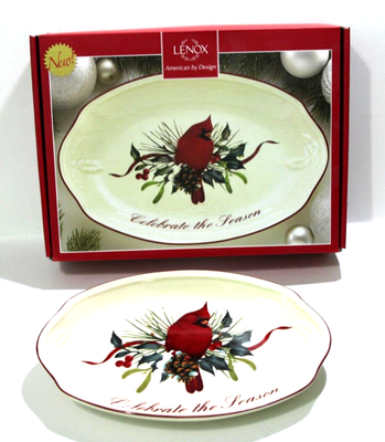 Lenox Cardinal Christmas Dishes Lenox, Winter Greetings