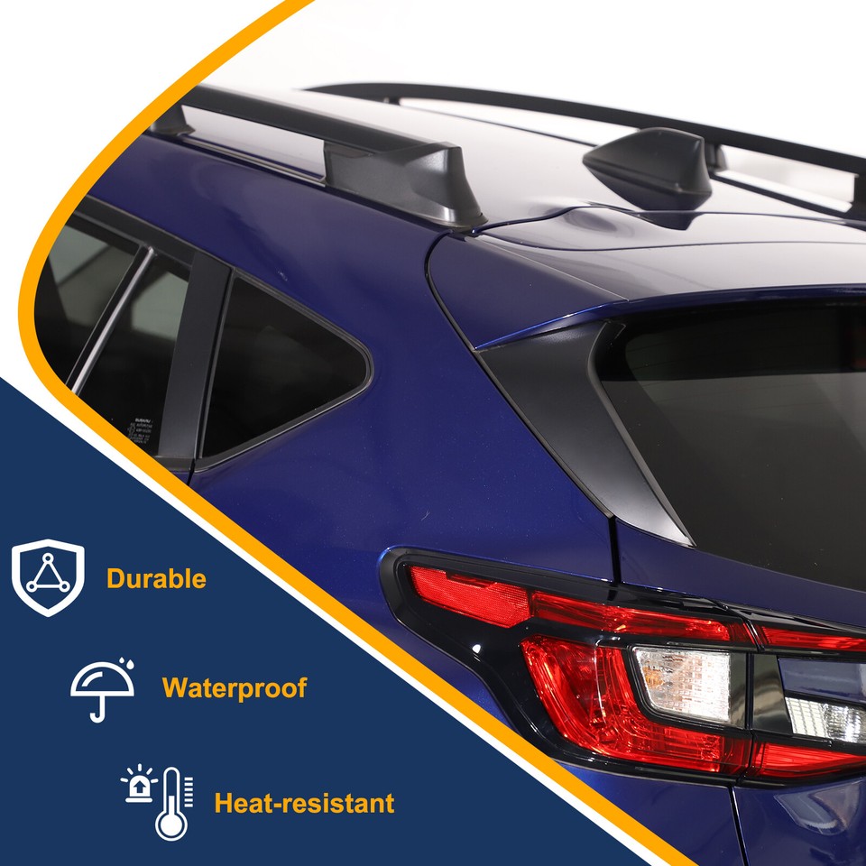 Rear Window C-Pillar Post Vinyl For Subaru Crosstrek 2024+ Carbon Look ...
