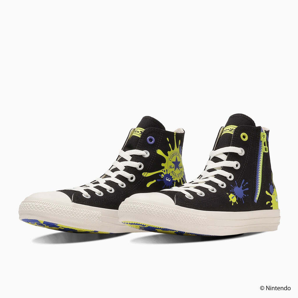 Converse Splatoon 3 All Star Chuck Taylor black sneakers Nintendo ...