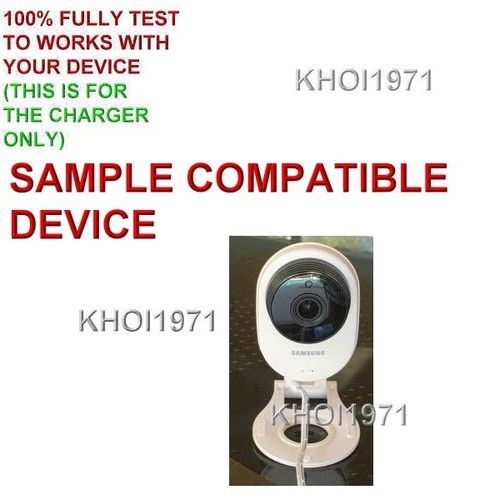 WALL AC power adapter for Samsung SmartCam SNH E6413BN wireless ...