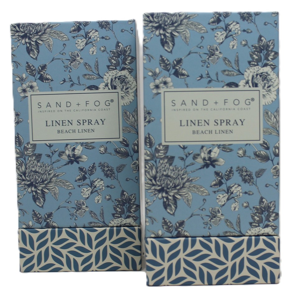 Sand + Fog Beach Linen Room Spray 3.2 oz Brand New Glass Bottle Lot of ...