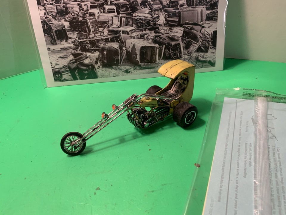 Built Model Cars - Ed Roth Mailbox Chopper Junkyard Barn Find | eBay