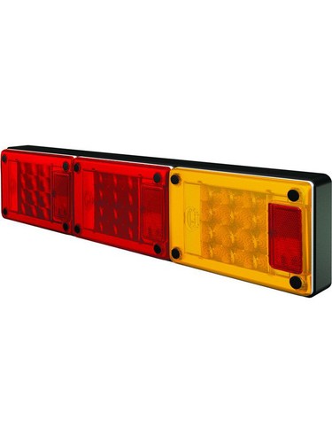 Hella Jumbo LED Triple Combo Lamp 12/24V Stop/Tail/Indicator 2M Lead ...