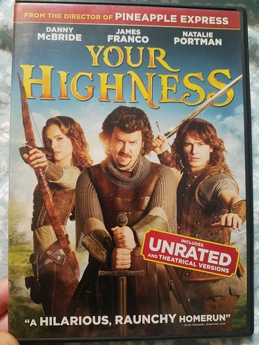 Your Highness Unrated (DVD, 2011) Danny McBride Natalie Portman James ...