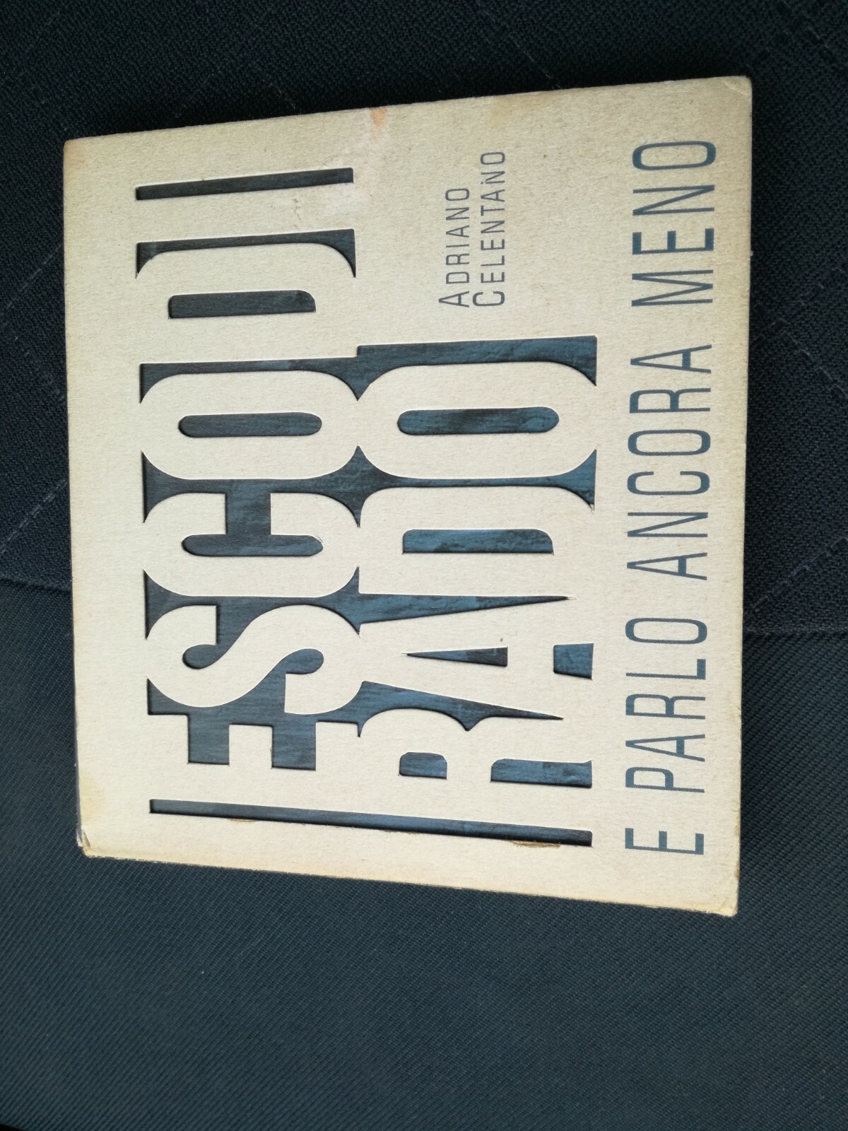 "ESCO DI RADO E PARLO ANCORA MENO" CD ADRIANO CELENTANO | eBay