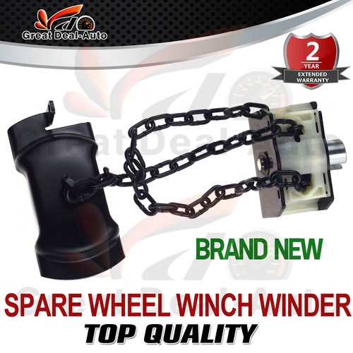 Spare Wheel Tire Winch Winder Assembly for Caravans and Trailers Hoist ...