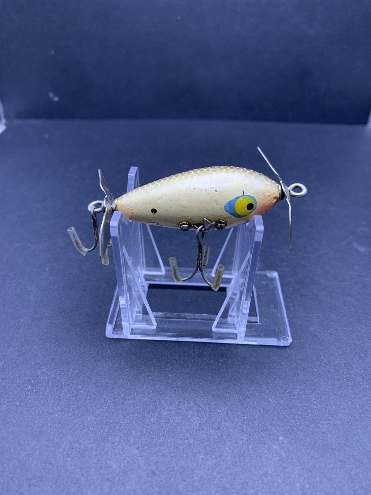 VINTAGE FISHING LURE! OLD WOOD SMITHWICK BUCK & BAWL JR. 2 1/4”! | eBay