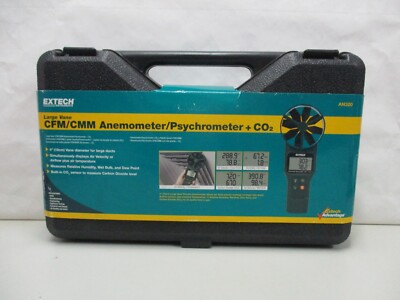 Extech Instruments AN320 Large Vane CFM/CMM Anemometer/Psychrometer ...