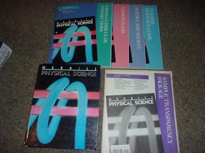 Merrill PHYSICAL SCIENCE Glencoe 1993 Textbook Lesson Plans Teacher ...