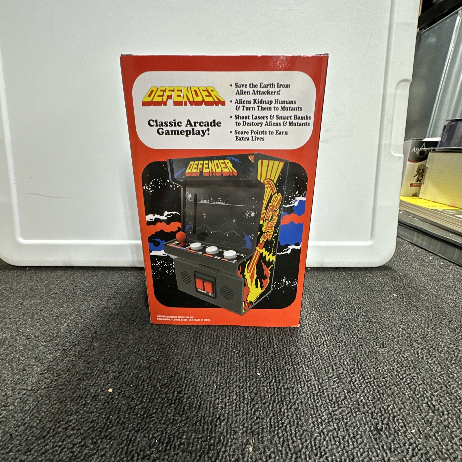 Mini Arcade Classics Defender #17 Handheld Retro Game Basic Fun NIB D1 ...