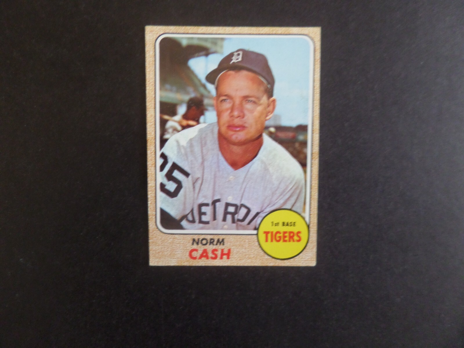 1968 TOPPS NORM CASH TIGERS BASEBALL CARD #256 EX #BB-3 | eBay