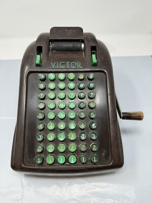 Cash Register, Adding Machines - Vintage Victor Adding Machine