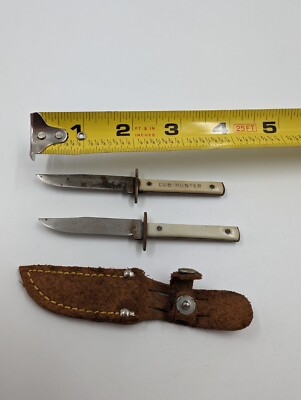 Cub Hunter Knife By Colonial Mini Fixed blade With Additional Blade | eBay