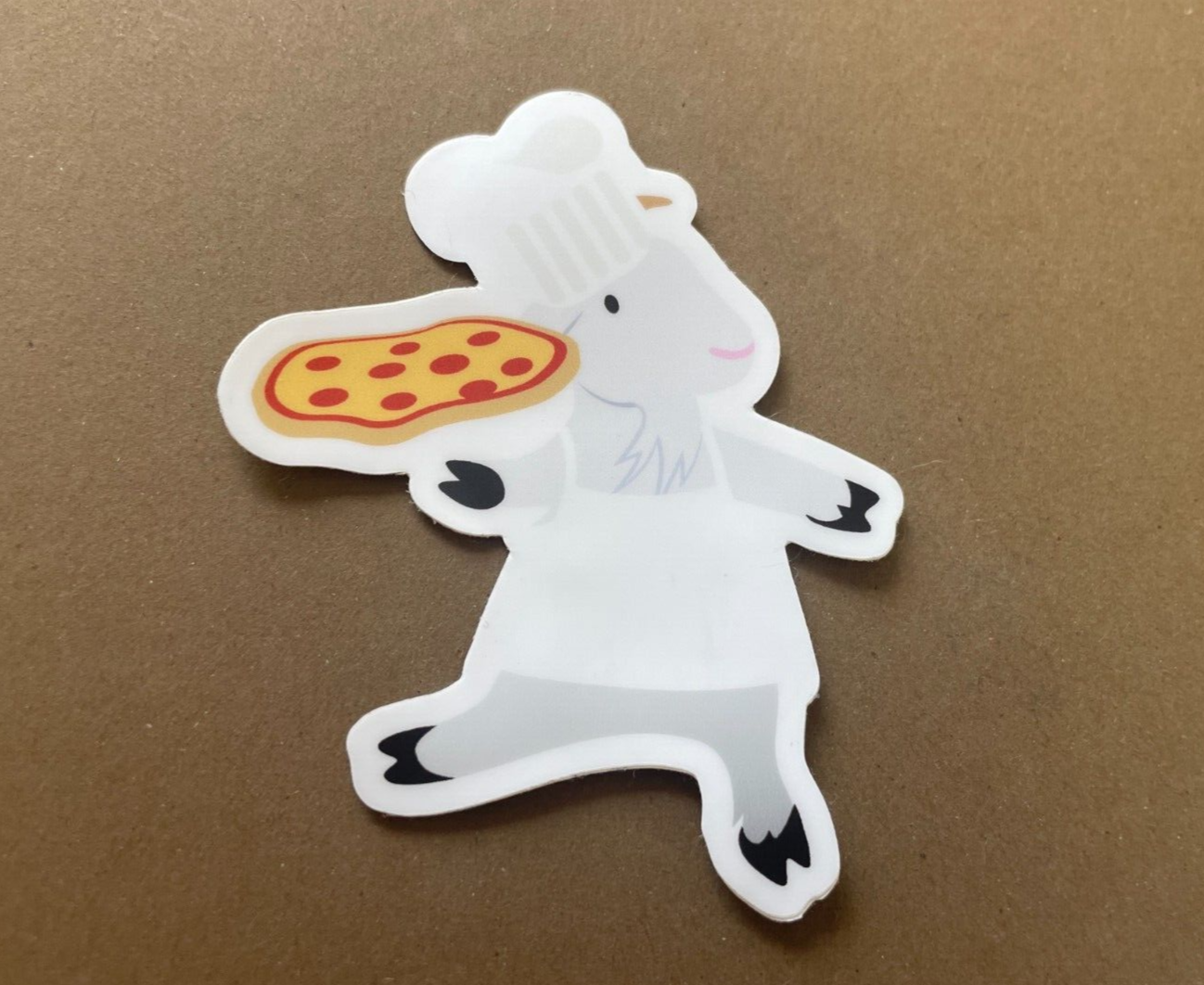 RARE Salesforce Sticker - Cloudy the Goat with Pizza | eBay