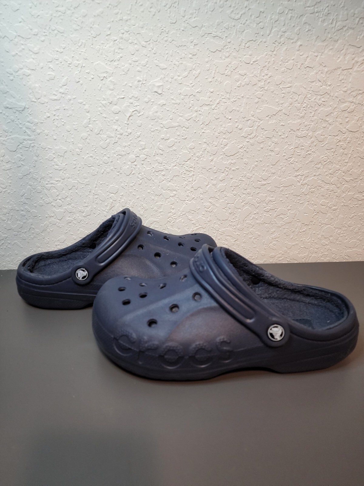 Crocs Navy Blue Insulated Sz 7 Mens Womens 9 - Gem