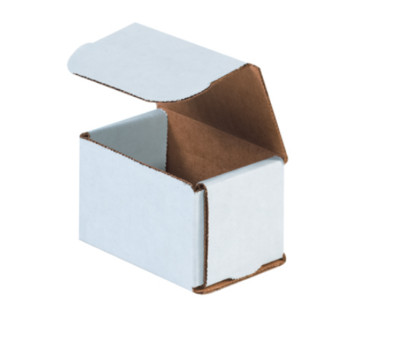 1-800 CHOOSE QUANTITY 3x2x2 Corrugated White Mailers Packing Boxes 3" x ...