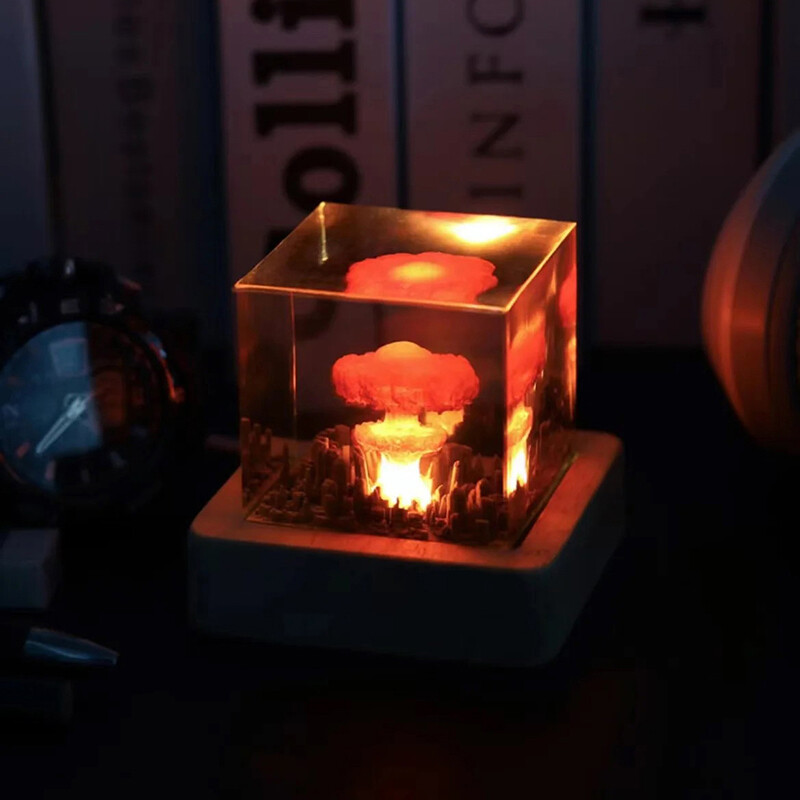 Nuclear Explosion Bomb Mushroom Cloud Lamp Flameless Lamp For Living ...